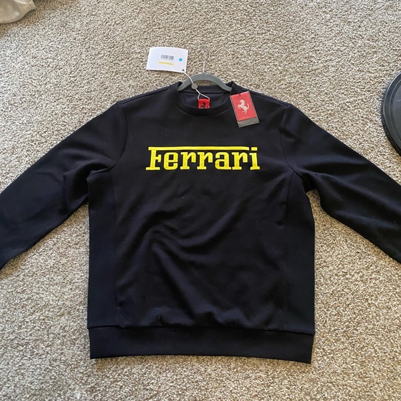 Ferrari | Sweaters | Ferrari Mens Recycled Scuba Crewneck | Poshmark